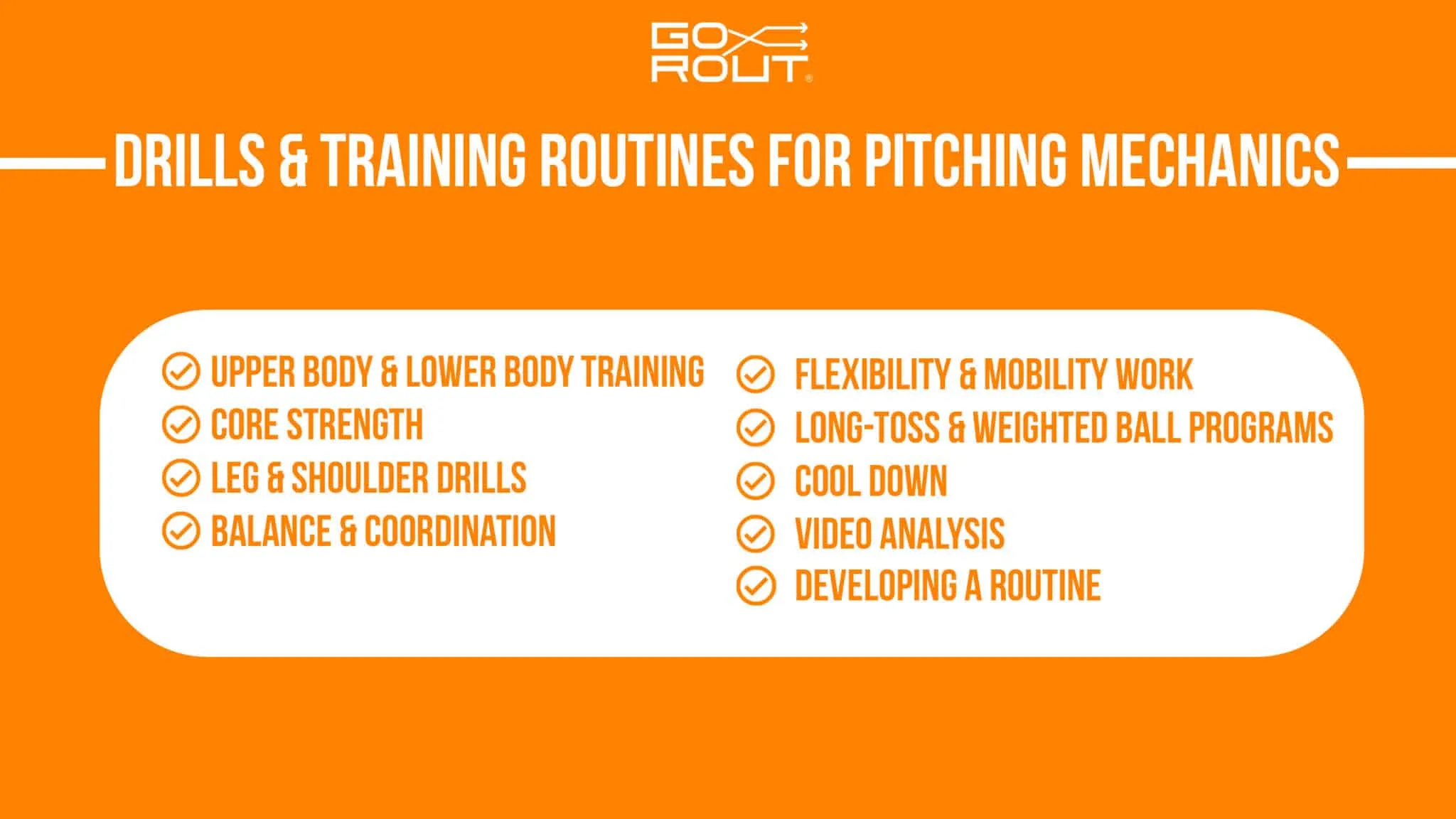 Baseball Pitching Mechanics: Step-By-Step Guide & Drills - GoRout