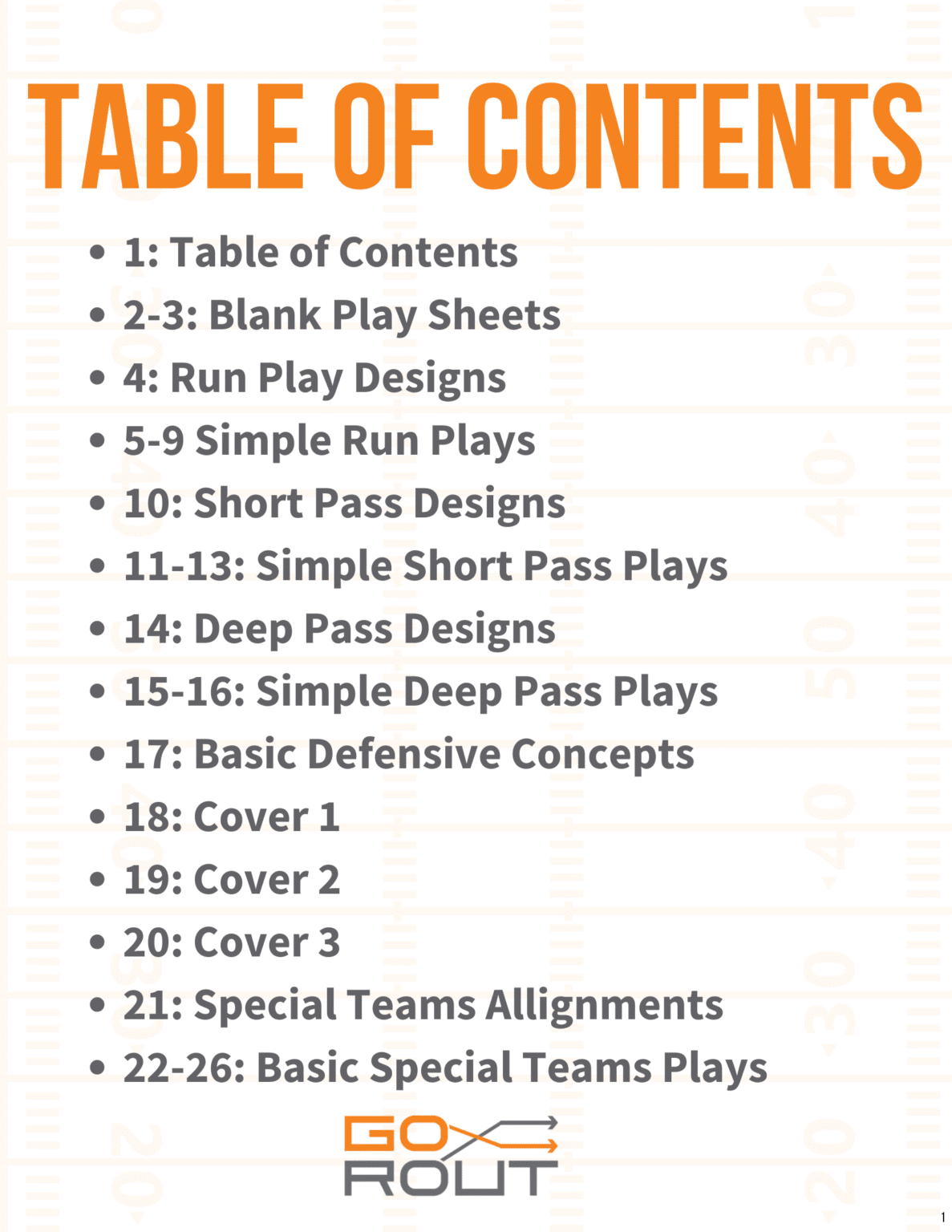 Football Playbook Template (FREE) - GoRout