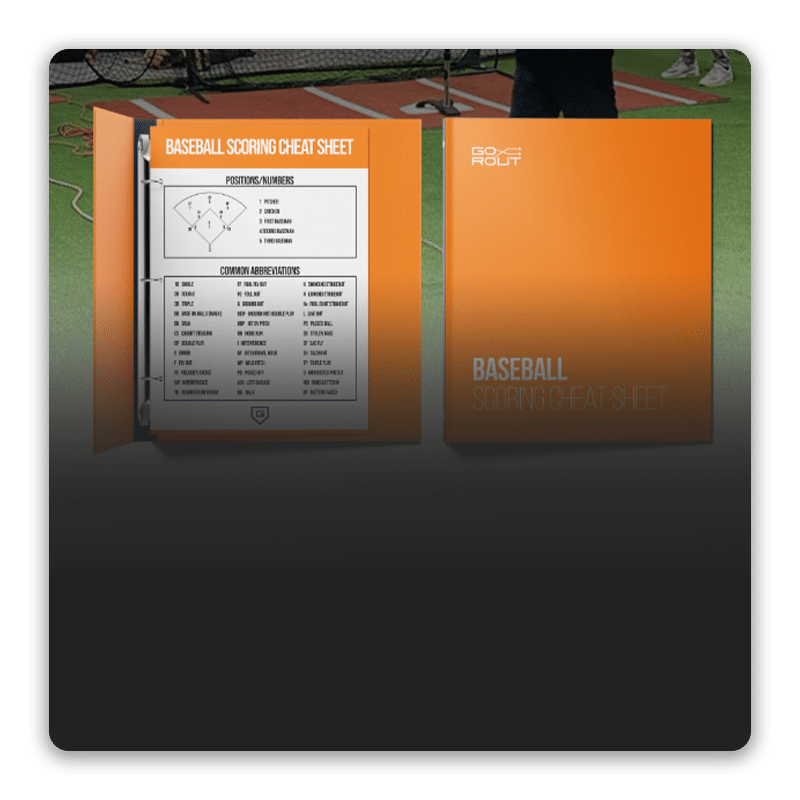 Baseball Scoring Cheat Sheet (FREE) - GoRout